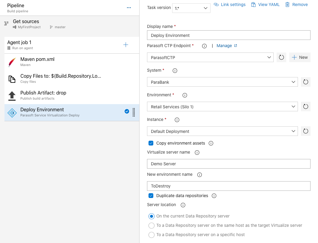 Continuous Testing Extension For Azure Devops Soatest And Virtualize With Ctp 2021 2