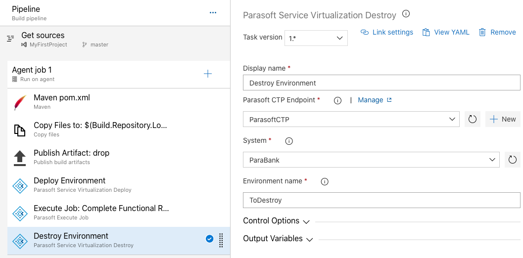 Continuous Testing Extension For Azure Devops Soatest And Virtualize With Ctp 20212