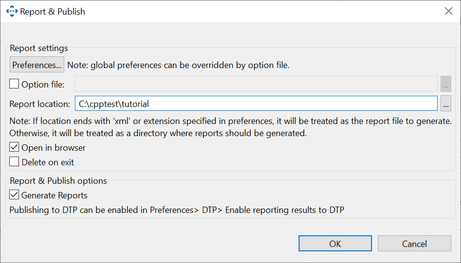 Exercise 11 Generating Unit Test Reports Parasoft C C Test Professional 2022 2 Visual