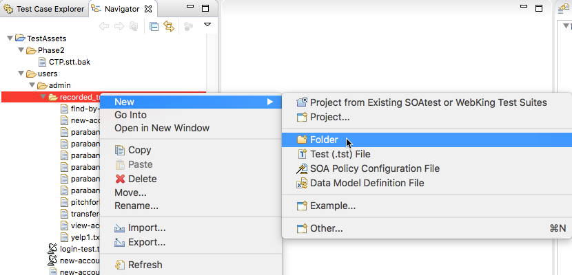 Adding Projects Tst Files And Test Suites Soatest And Virtualize 8520