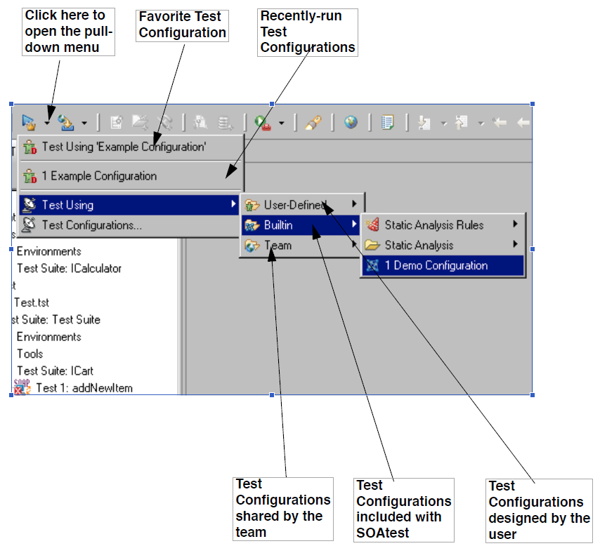 Soatest ツールバー Soatest And Virtualize With Ctp 2020 1 Parasoft Documentation