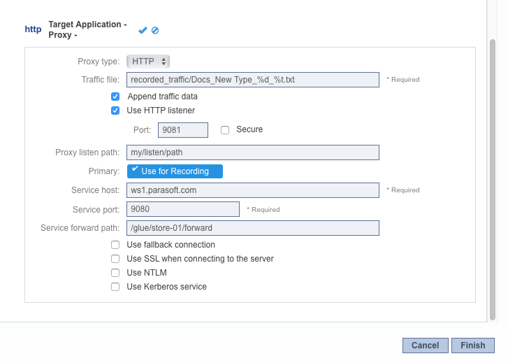 Configuring Message Proxies Soatest And Virtualize With Ctp 2020 1 Parasoft Documentation