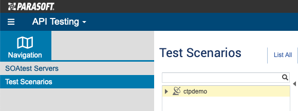 Managing Tests Soatest And Virtualize With Ctp 2020 2 Parasoft Documentation